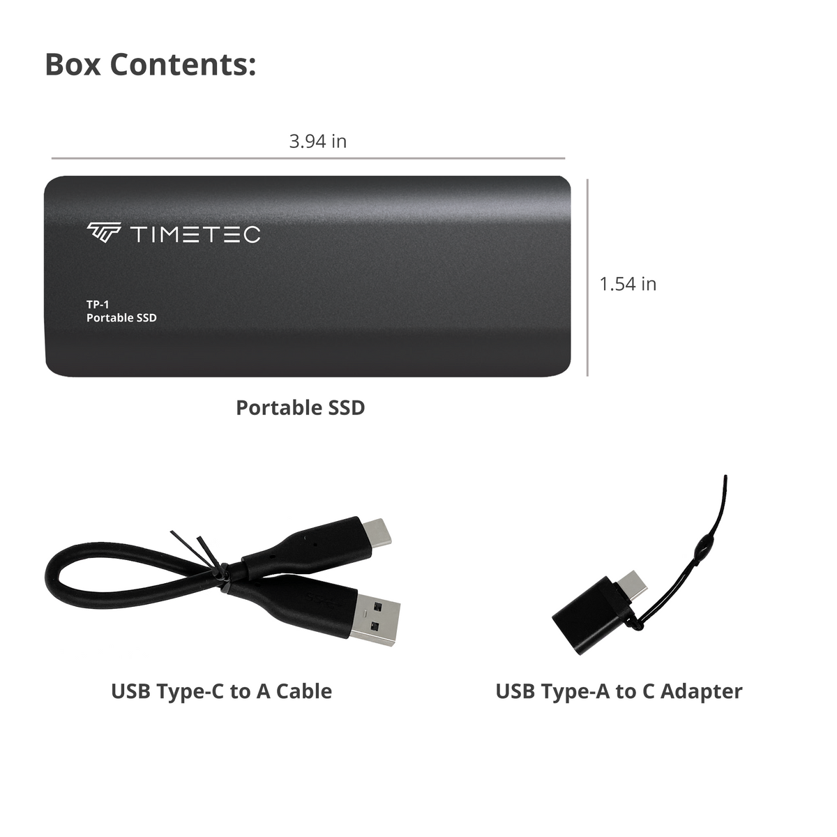 TIMETEC TP-1 Portable SSD