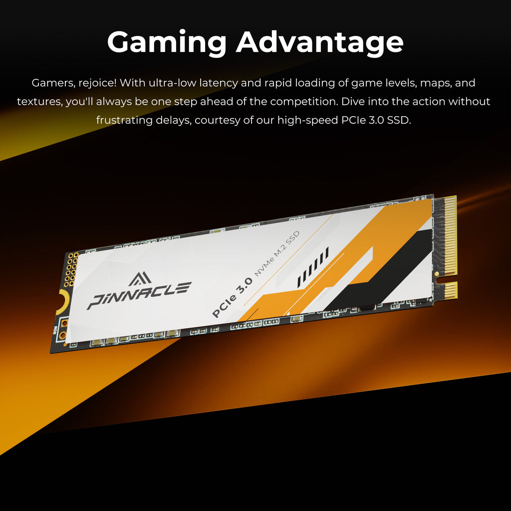 PINNACLE Gaming M.2 NVMe PCIe 3.0 SSD